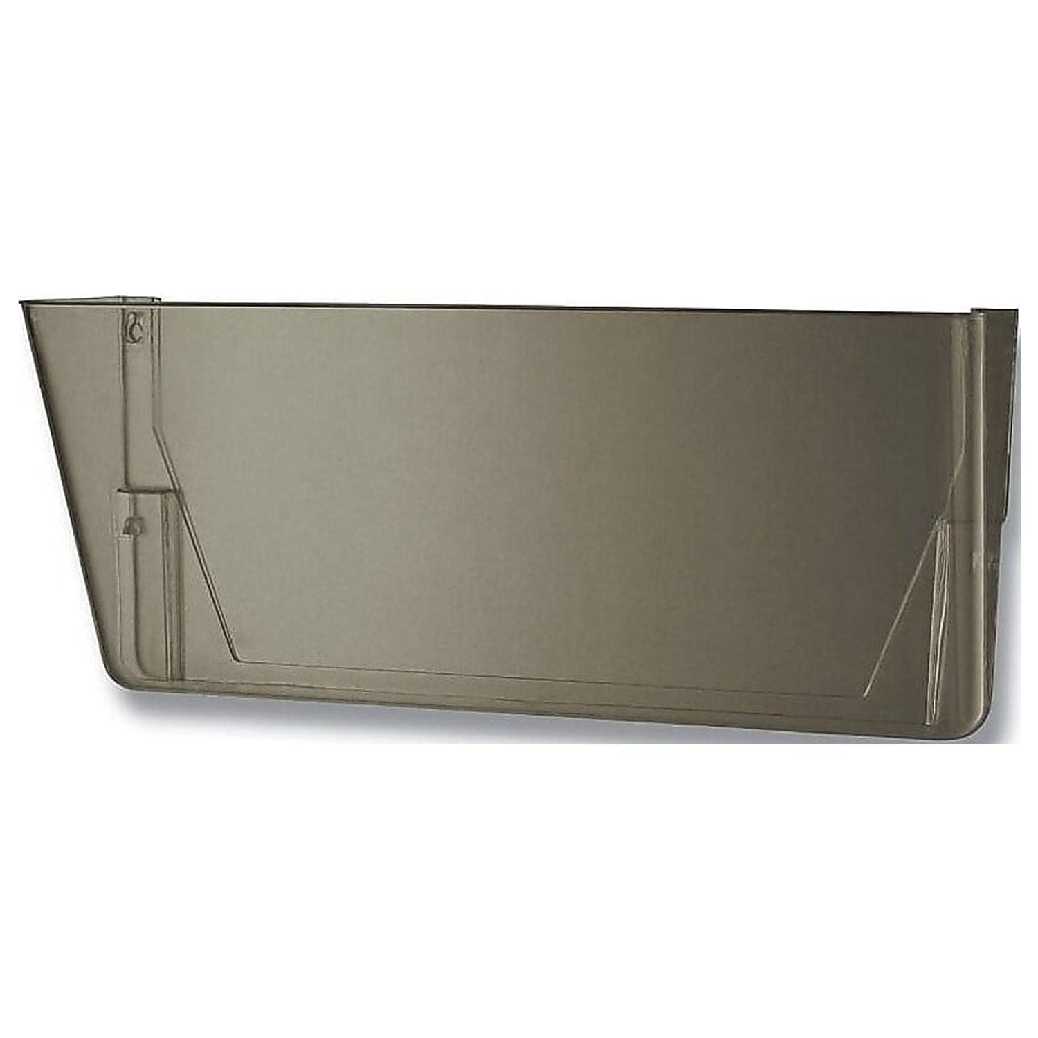 Plastic Wall-File Pocket, One Pocket, Legal, 16.19 X 4.13 X 7, Smoke ...