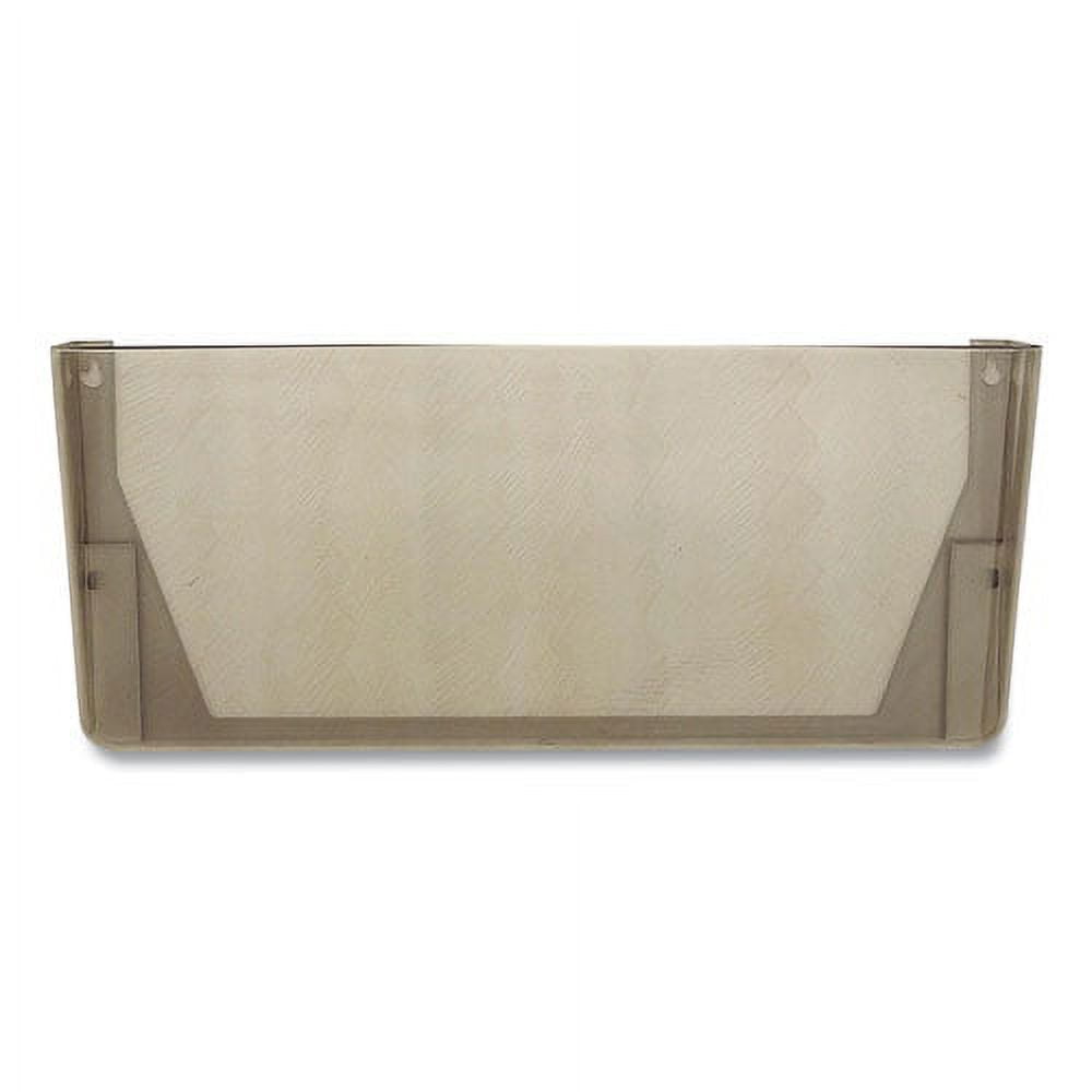 Plastic Wall-File Pocket, One Pocket, Legal/Letter Size, 16.19" x 4.13 ...