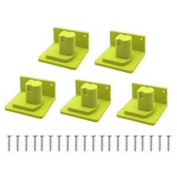 Plastic Wall Mount Tool Holder For 18V Power Tools With Screws Secure ...