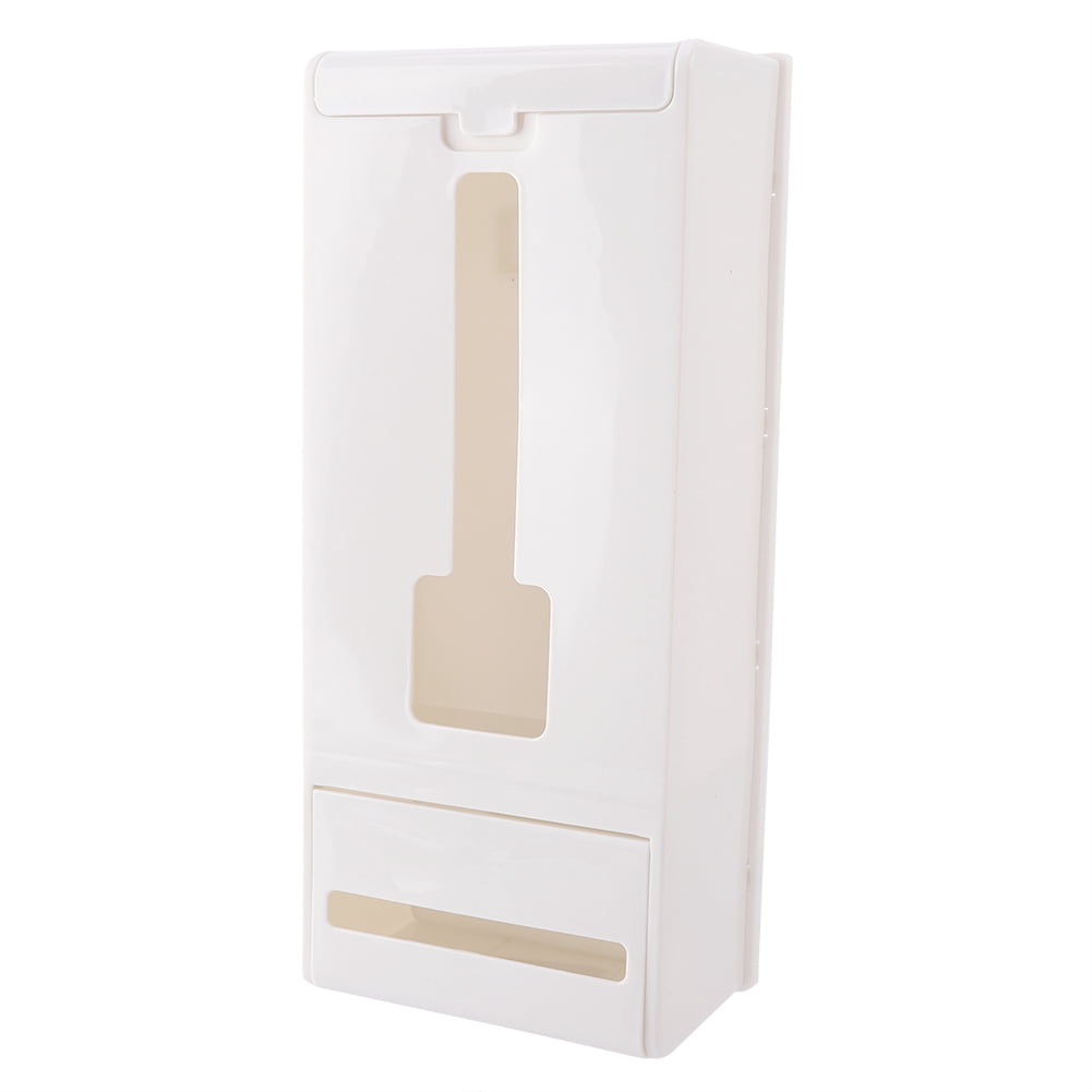 Plastic Wall Mounted Container Holder Garbage Dispenser Storage Box ...