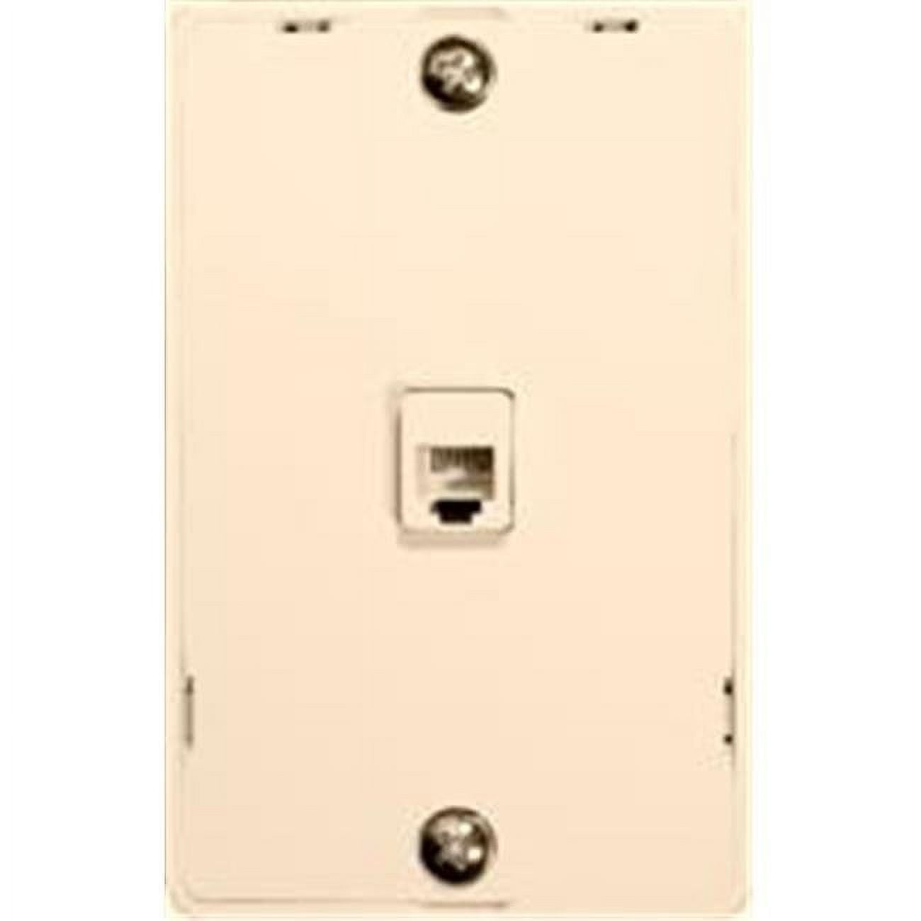 Plastic Wall Phone Plate Lt. Almond - Walmart.com