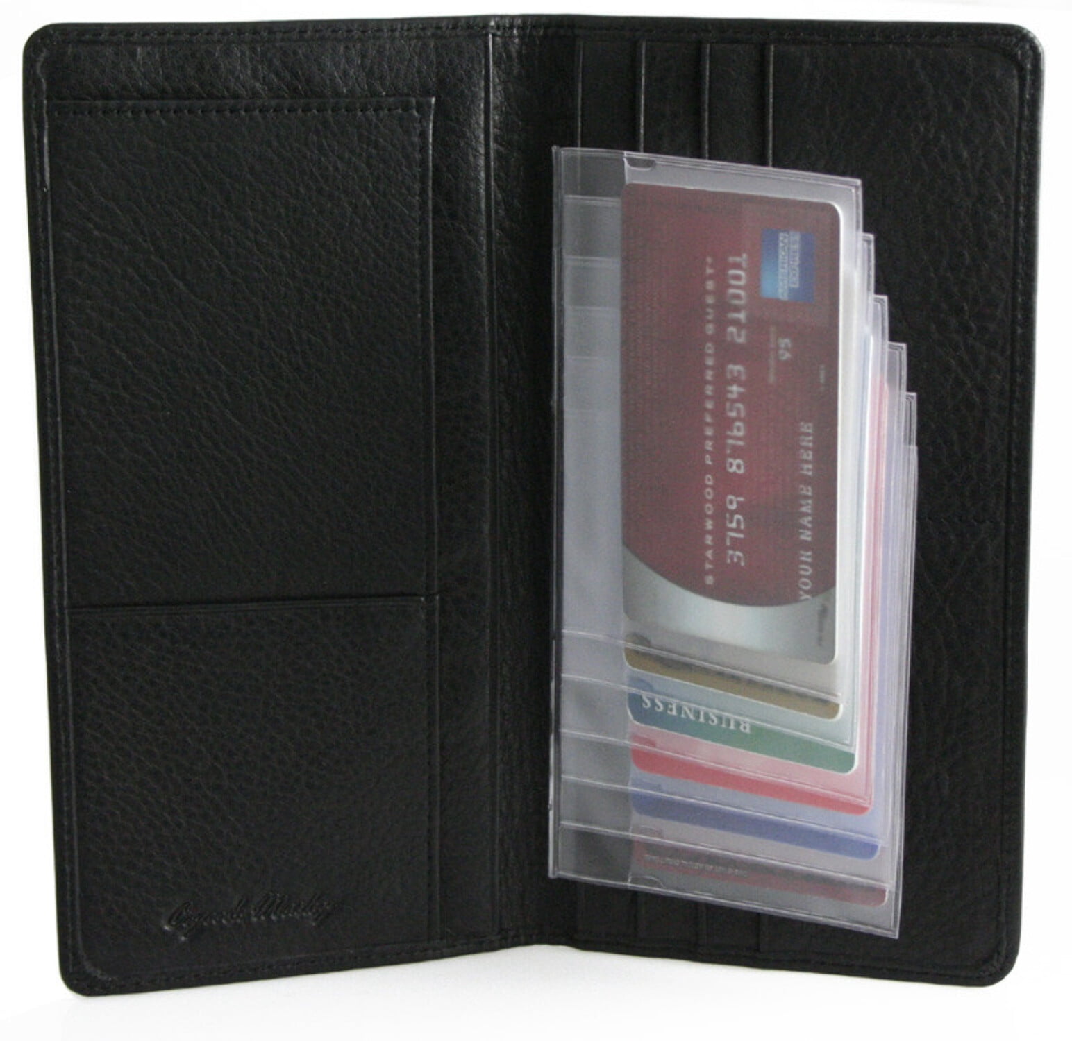 Plastic Wallet Inserts Secretary 6 Page Credit Card Holder Walmart