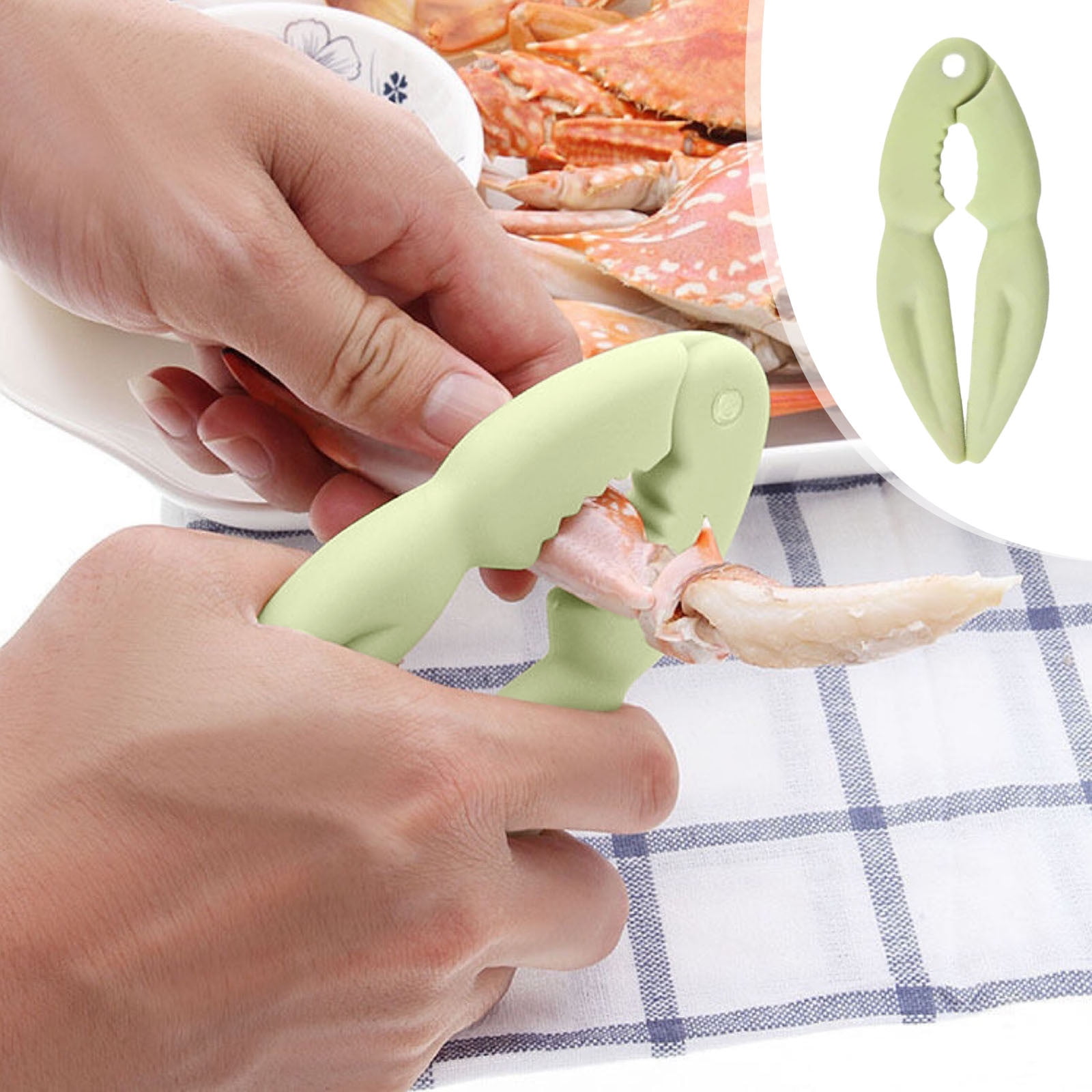 Plastic Walnut and Crab Clamp, Multifunctional Shell Cracker Kitchen ...