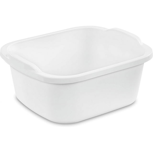 Plastic Wash Tub Dishpan Basin and Foot Bath for Soaking Feet, Laundry ...