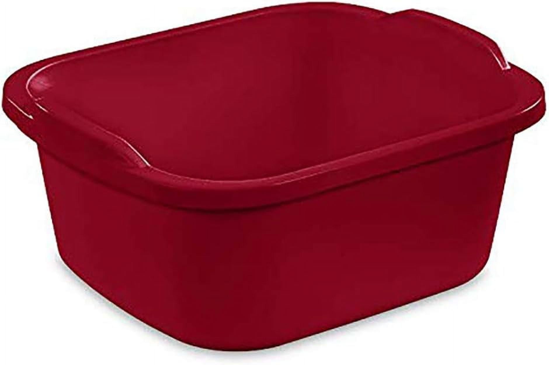 Plastic Wash Tub Dishpan Basin and Foot Bath for Soaking Feet, Laundry ...