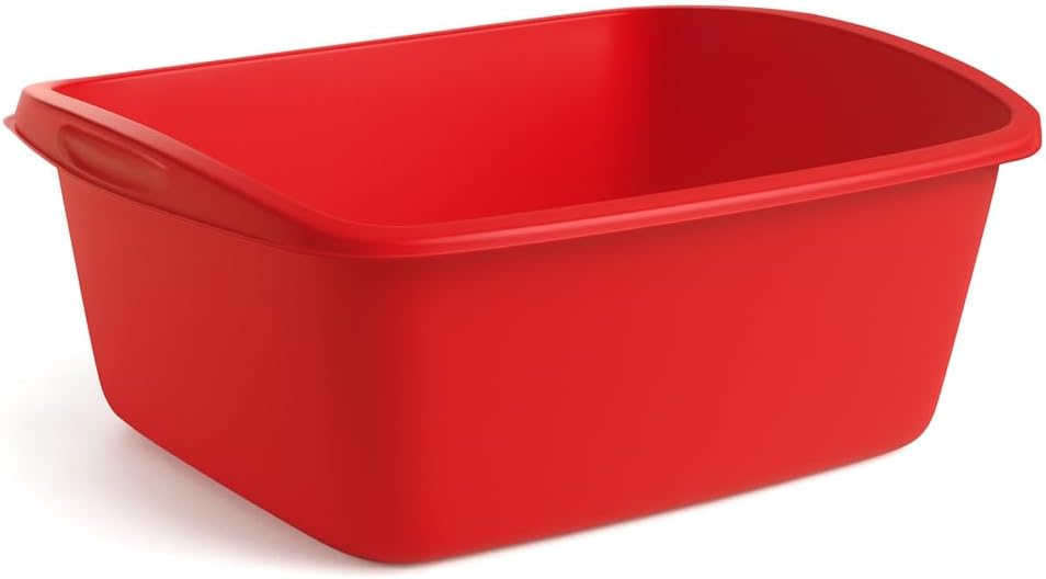 Plastic Wash Tub Dishpan Basin and Foot Bath for Soaking Feet, Laundry ...