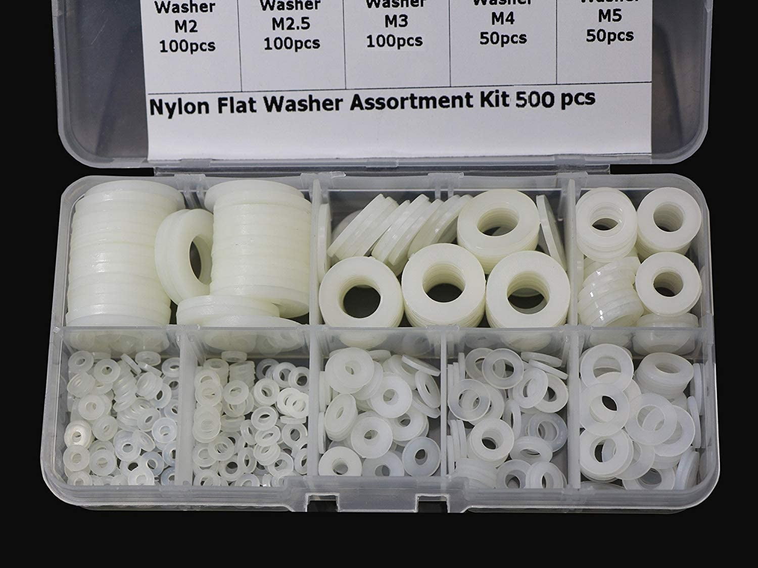 Plastic Washers Nylon Spacer M2 M2.5 M3 M4 M5 M6 M8 M10 Washer for ...