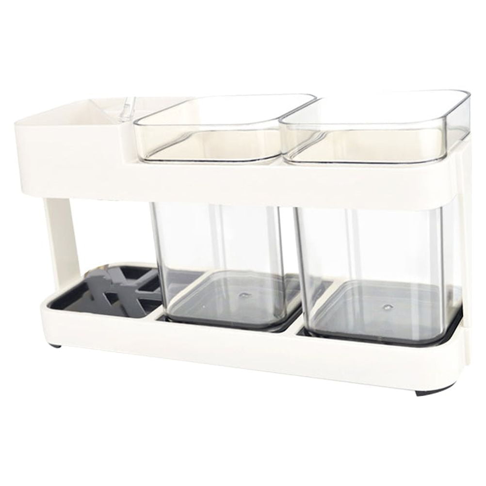 Plastic Washing Set Tooth Cup Toothbrushes Toothpaste Storage Rack ...