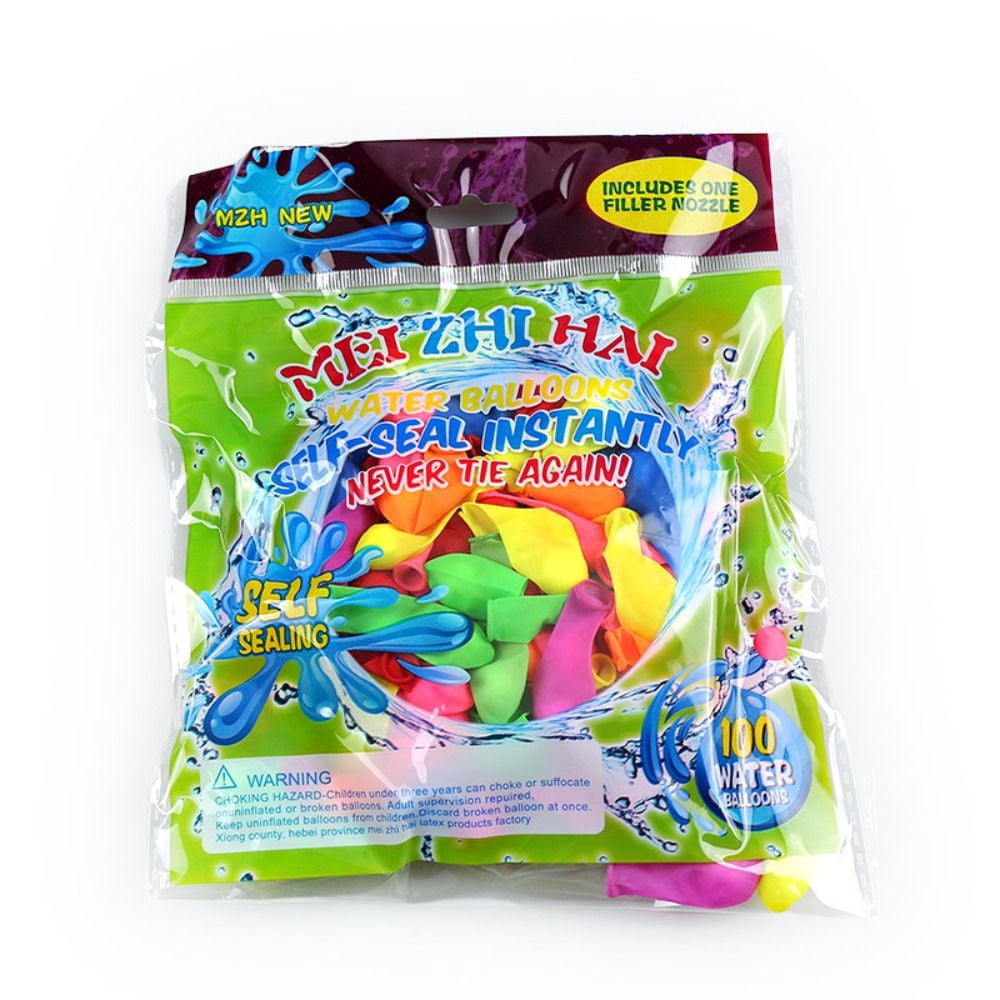 Plastic Water Balloon Pump Outdoor Toy Balloons Automatic knotting ...