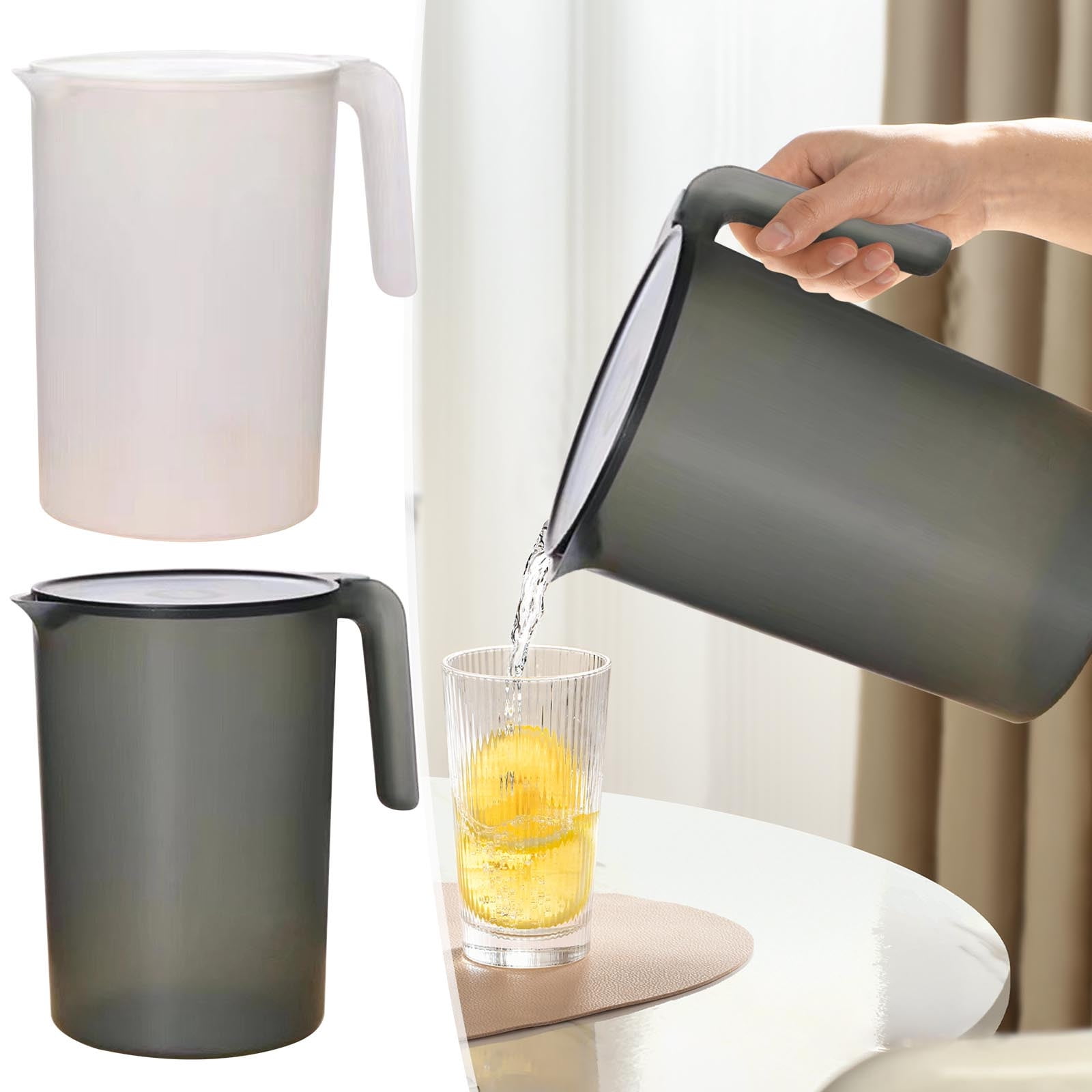 Plastic Water Pitcher, 2l Capacity for Cold Water and Tea, Ideal for ...