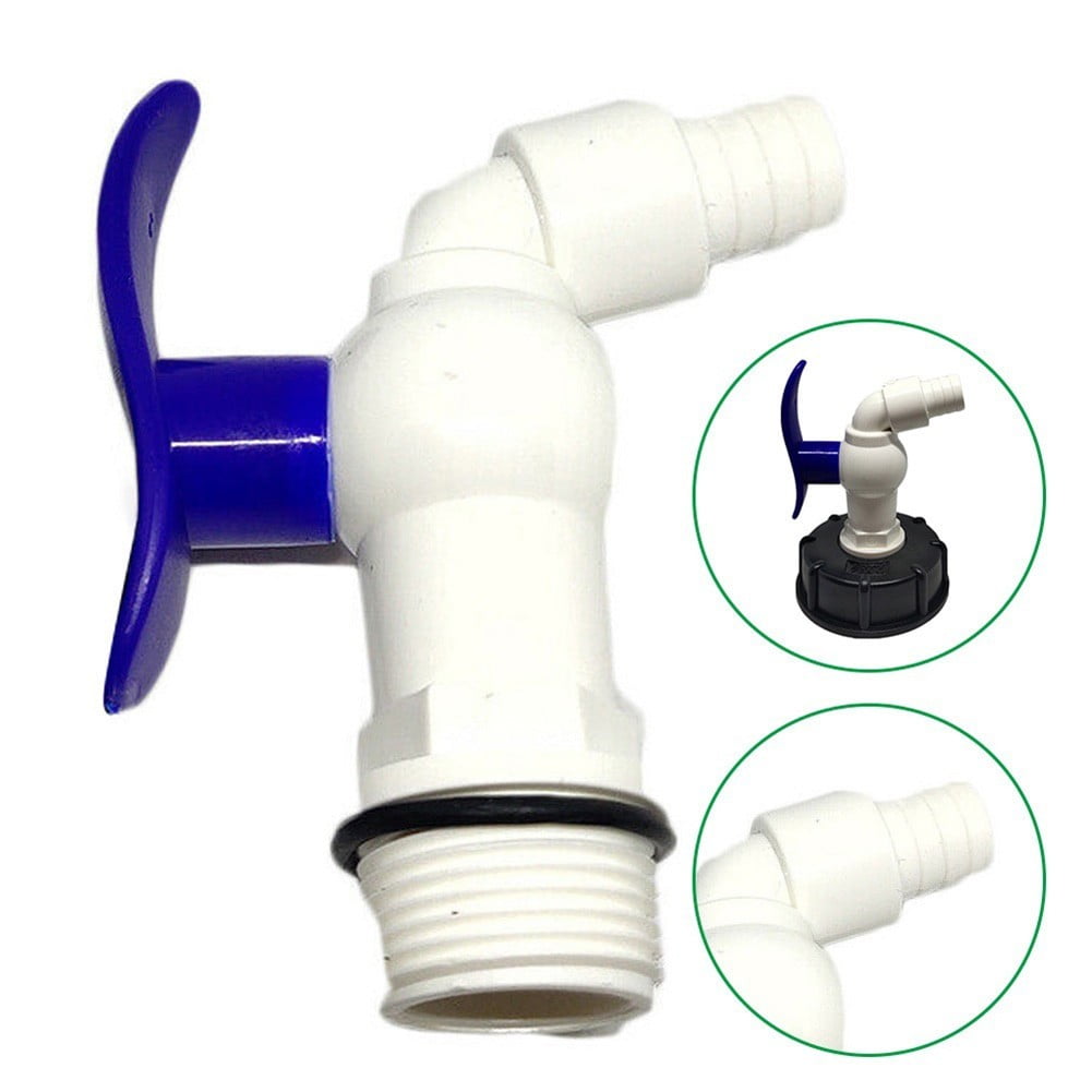 Plastic Water Storage Tank Water Butt Outlet Tap 3/4 BSP Thread Wall ...
