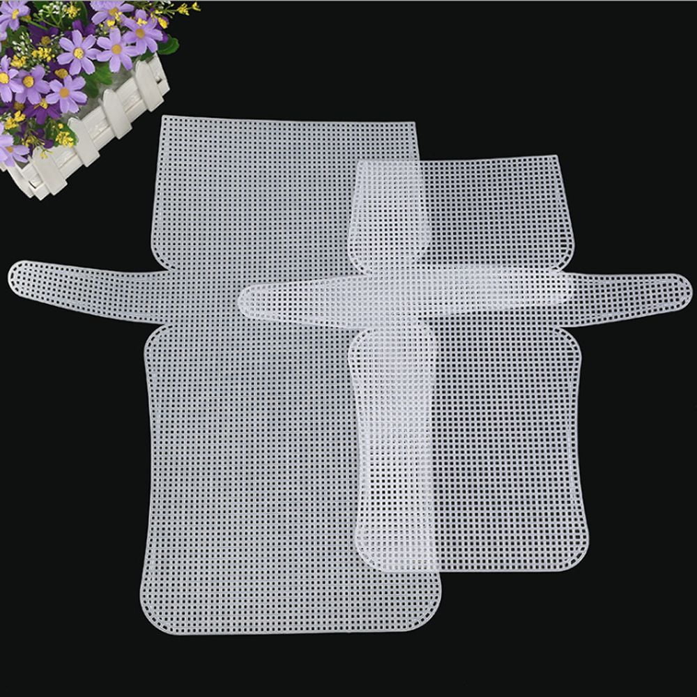 Plastic Weaving Plastic Mesh Cloth For Bag Making DIY Handcraft Bags ...