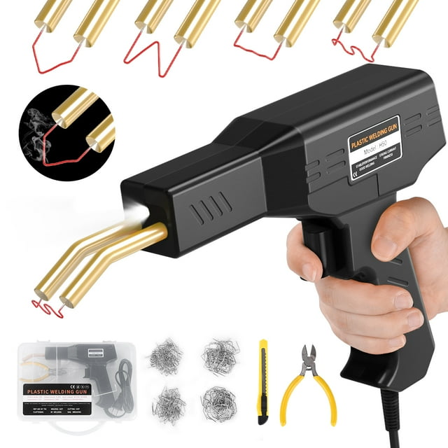 Automotive Plastic Welding & Fixing Kit, Car Bumper Repair with Hot ...