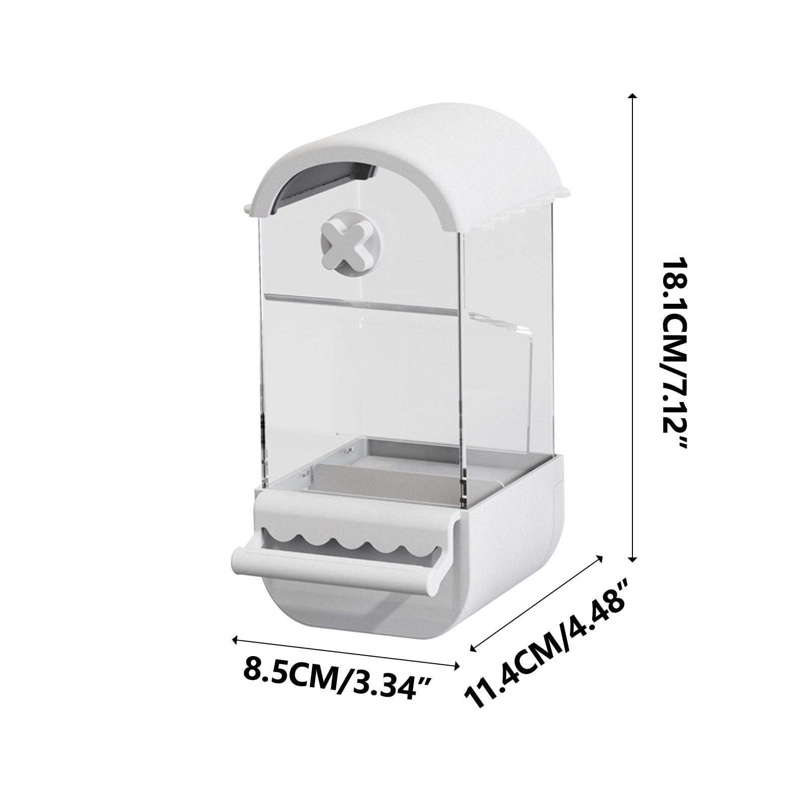 Plastic Wild Bird Feeder Outdoor Hanging Large House Cage Birds Seeds ...