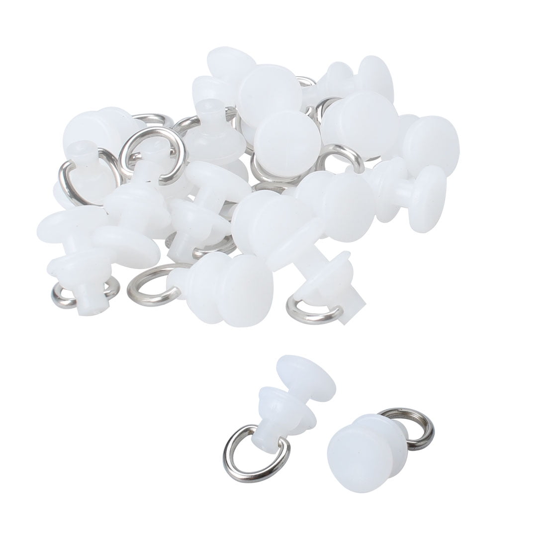 Plastic Window Curtain Track Carrier Roller 10mm Dia White 20 Pcs ...