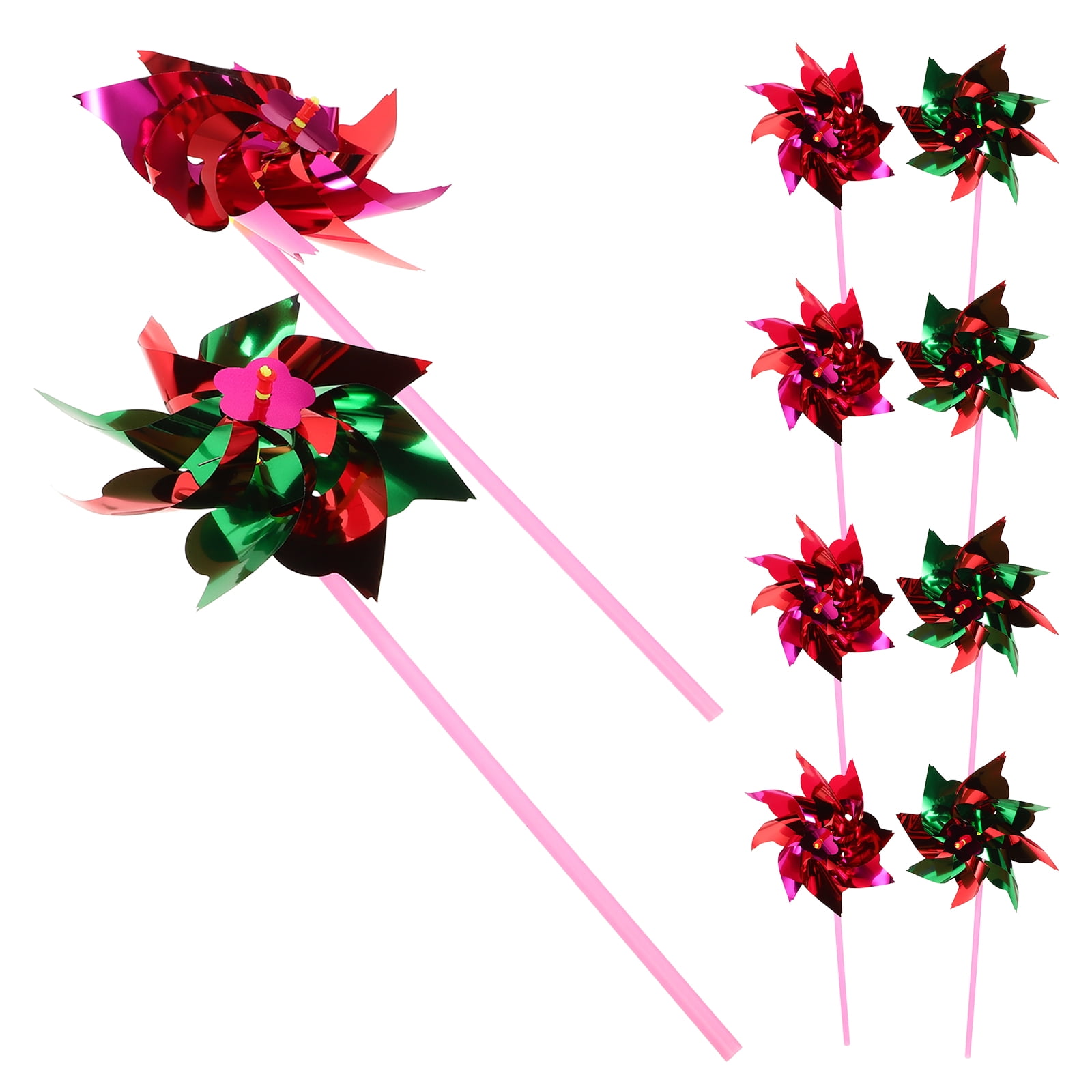 Plastic Windwill,100 Pcs Plastic Windmill Pinwheel Wind Kids Toy Garden ...