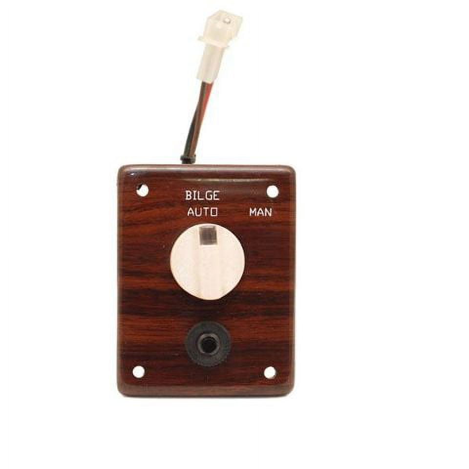 Plastic Woodgrain Boat Illuminated Bilge Switch Panel - Walmart.com