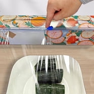 ZHaobin 15cm-30cm Wrap Dispenser Reusable Saran Wrap Cutter with Slide ...