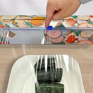 ZHaobin 15cm-30cm Wrap Dispenser Reusable Saran Wrap Cutter with Slide ...