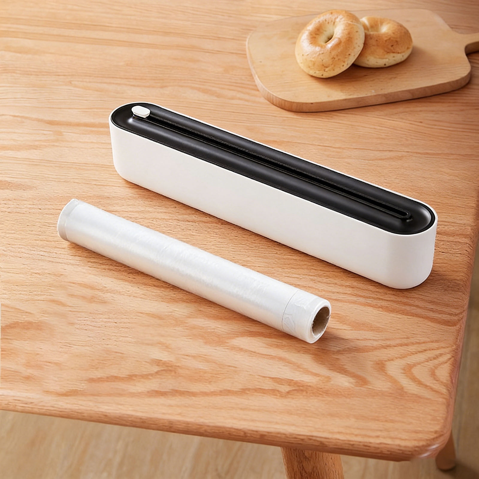 Plastic Wrap Cutter Dispenser Set Wrap Dispenser Wall Mounted Wrap ...