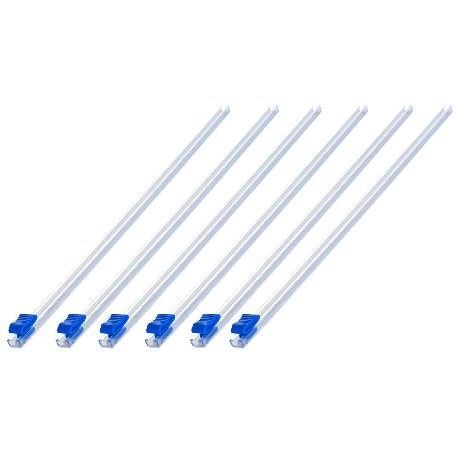 Plastic Wrap Cutter Slide Cutter - 6 pcs Self-Adhesive Fit 12" Roll ...