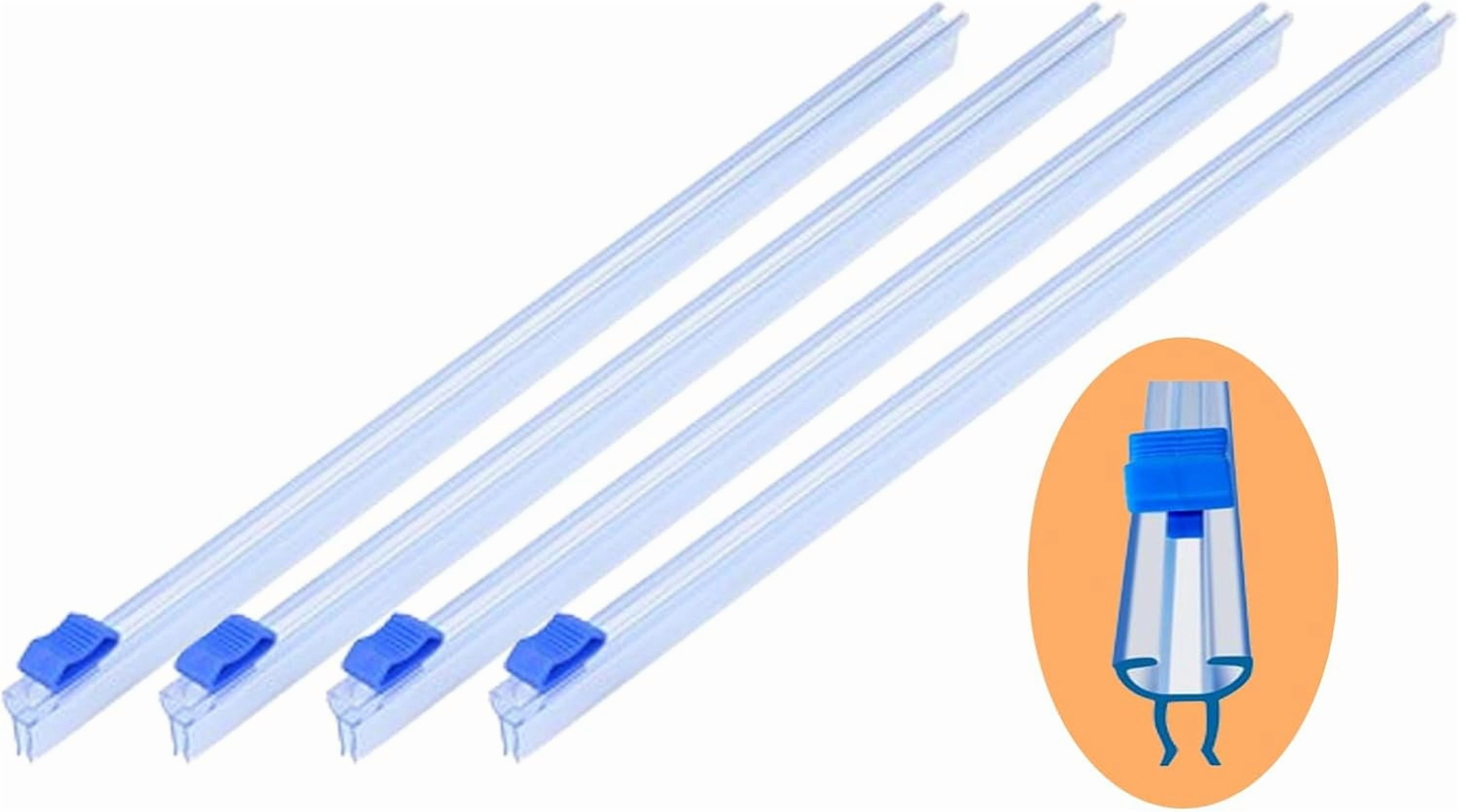 Plastic Wrap Cutter Slide Cutter - Reusable Snap-on Sliding Cutter Fit ...