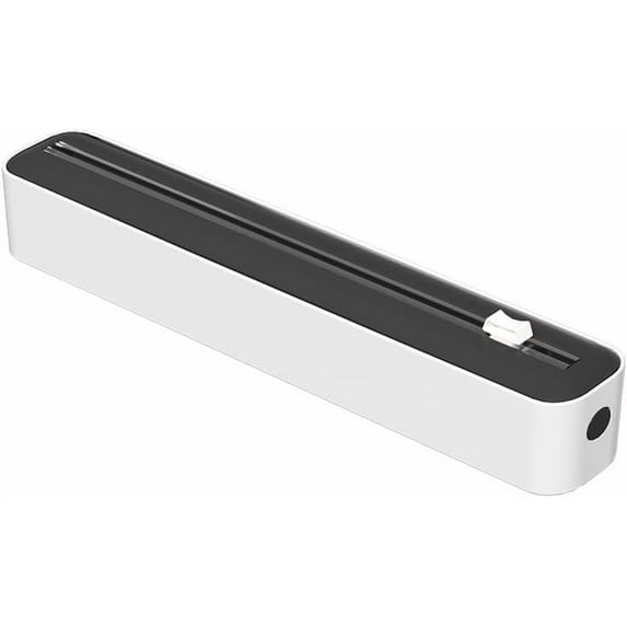 Plastic Wrap Dispenser with Cutter | Black | Fits 12-Inch Wide, 100 ...