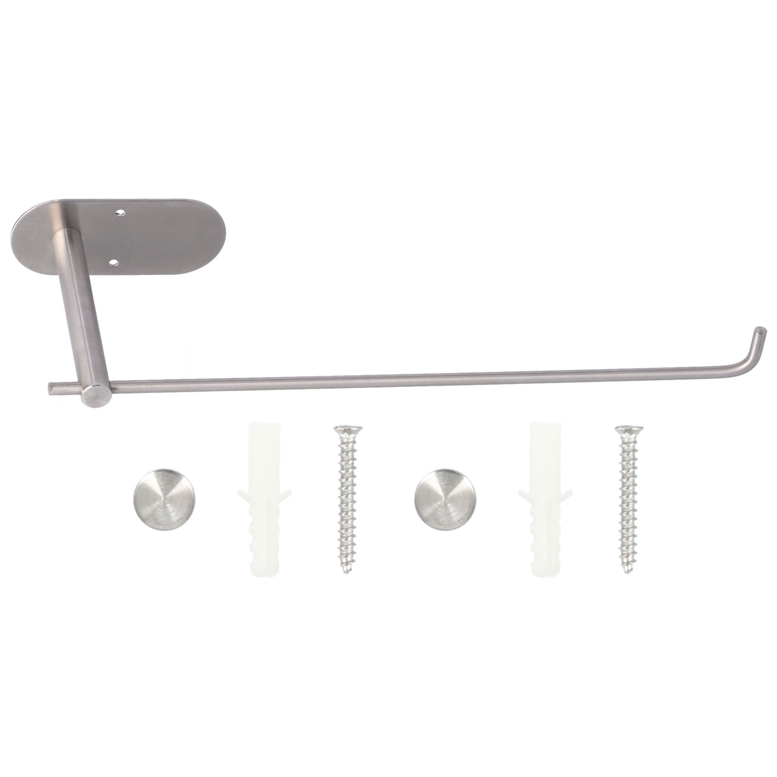 Plastic Wrap Rack Stainless Steel Wall Mounted Paper Towel Rack Paper ...