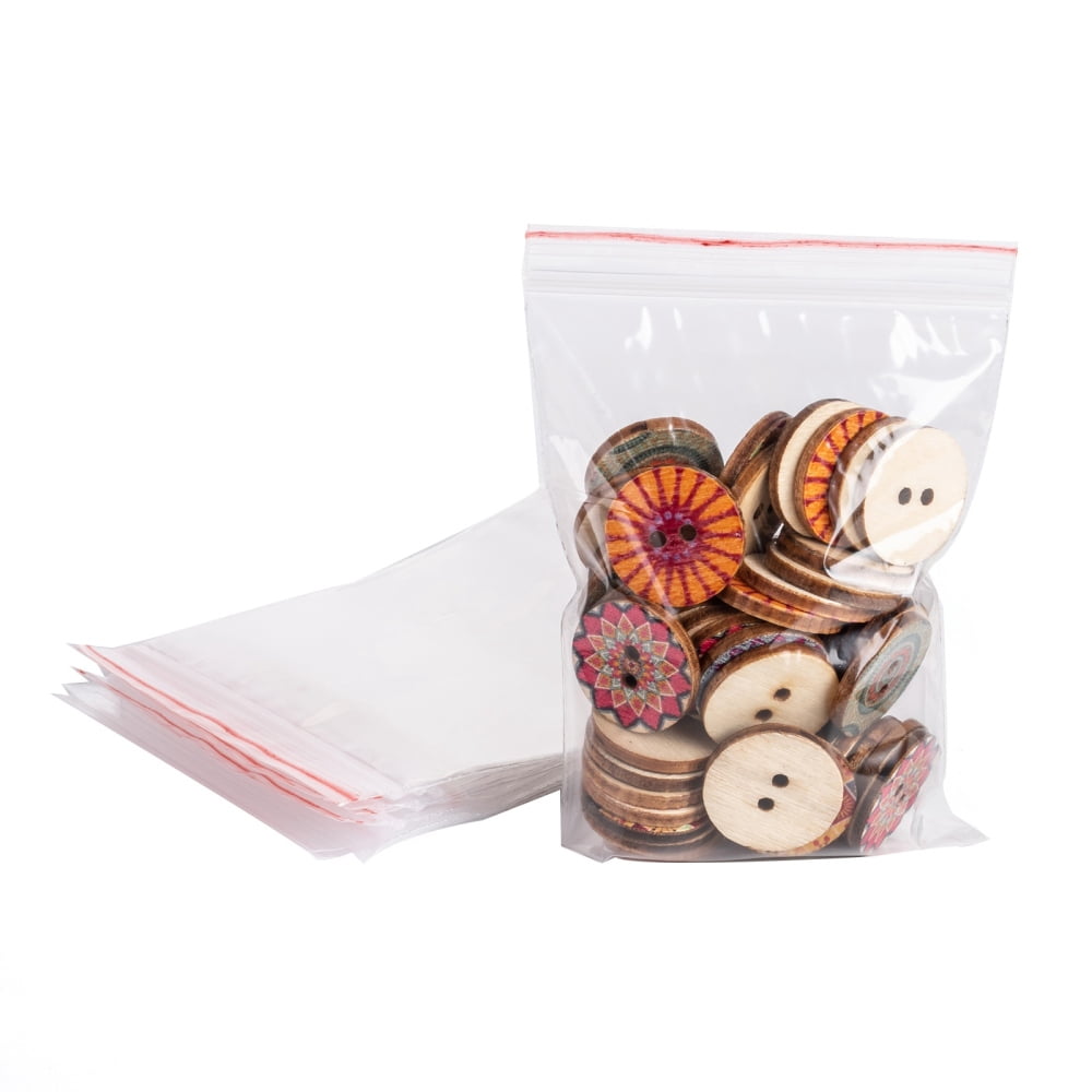 Plastic Zip Lock Bags Resealable Packaging Bags Top Seal Self Seal Bag ...