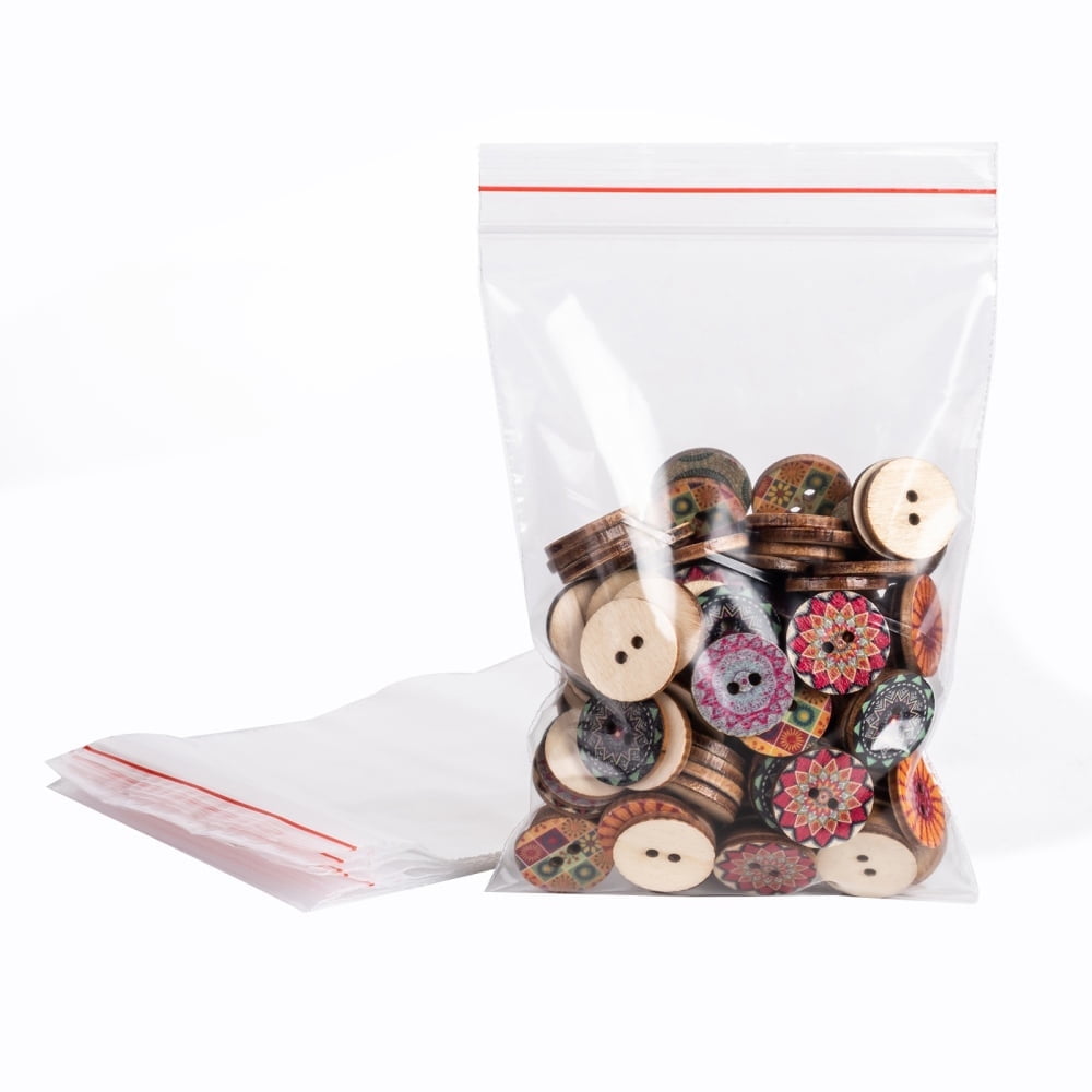 Plastic Zip Lock Bags Resealable Packaging Bags Top Seal Self Seal Bag ...