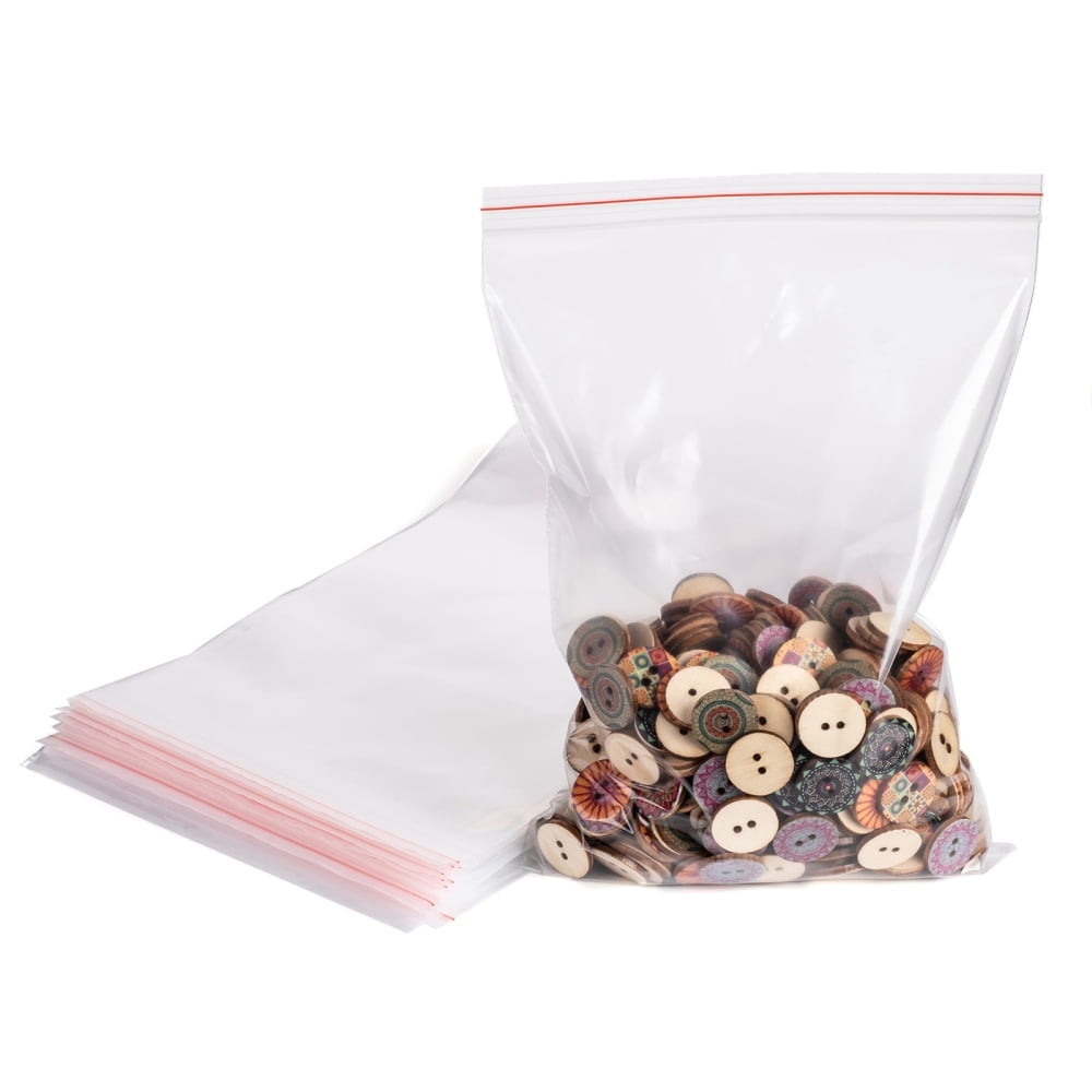Plastic Zip Lock Bags Resealable Packaging Bags Top Seal Self Seal Bag ...
