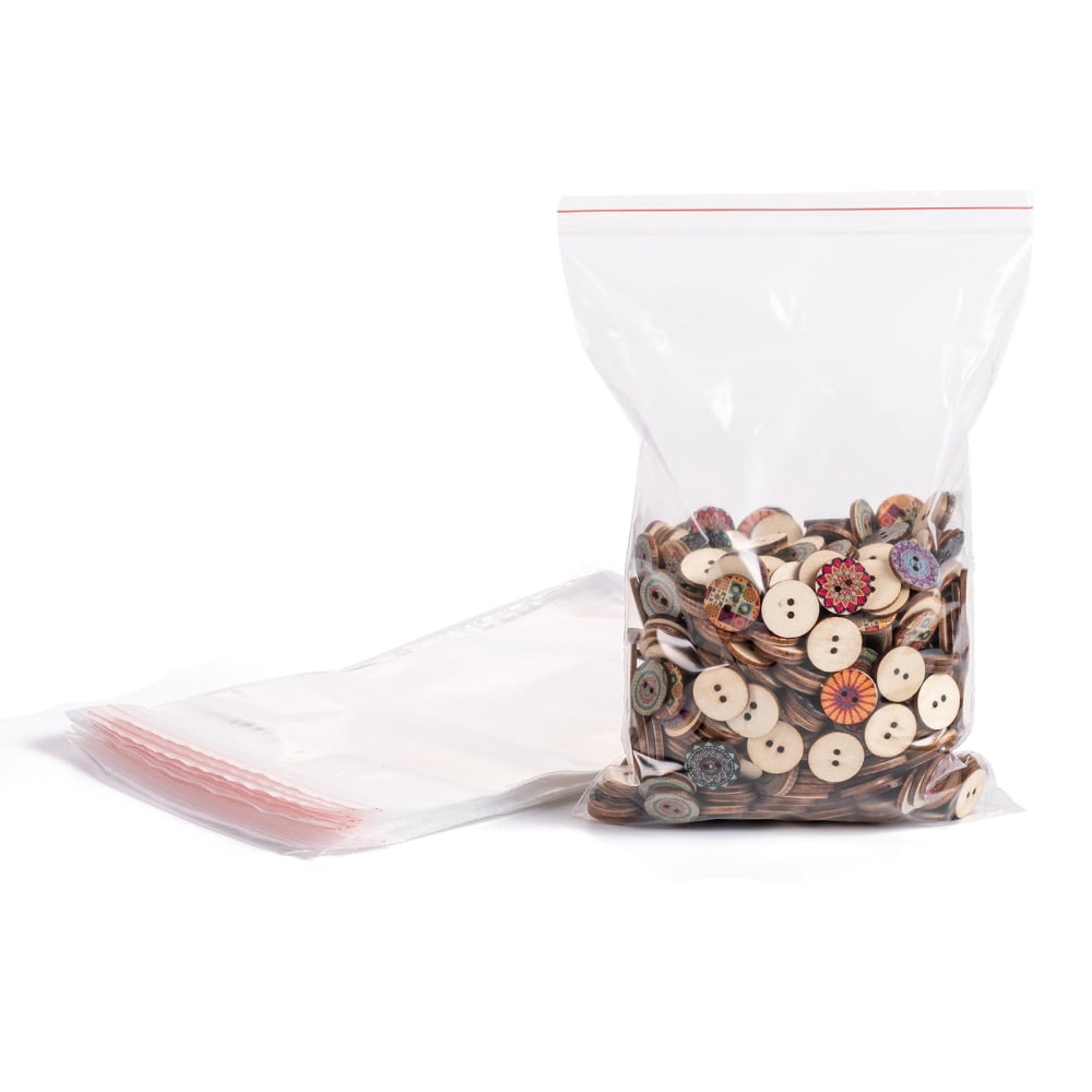Plastic Zip Lock Bags Resealable Packaging Bags Top Seal Self Seal bag ...