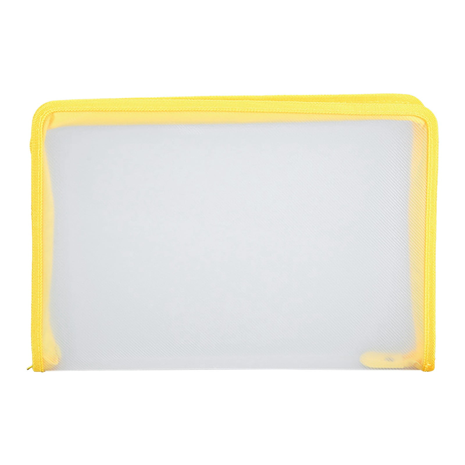 Plastic Zipper Document Bag, A4 Travel File Organizer Waterproof Zipper ...