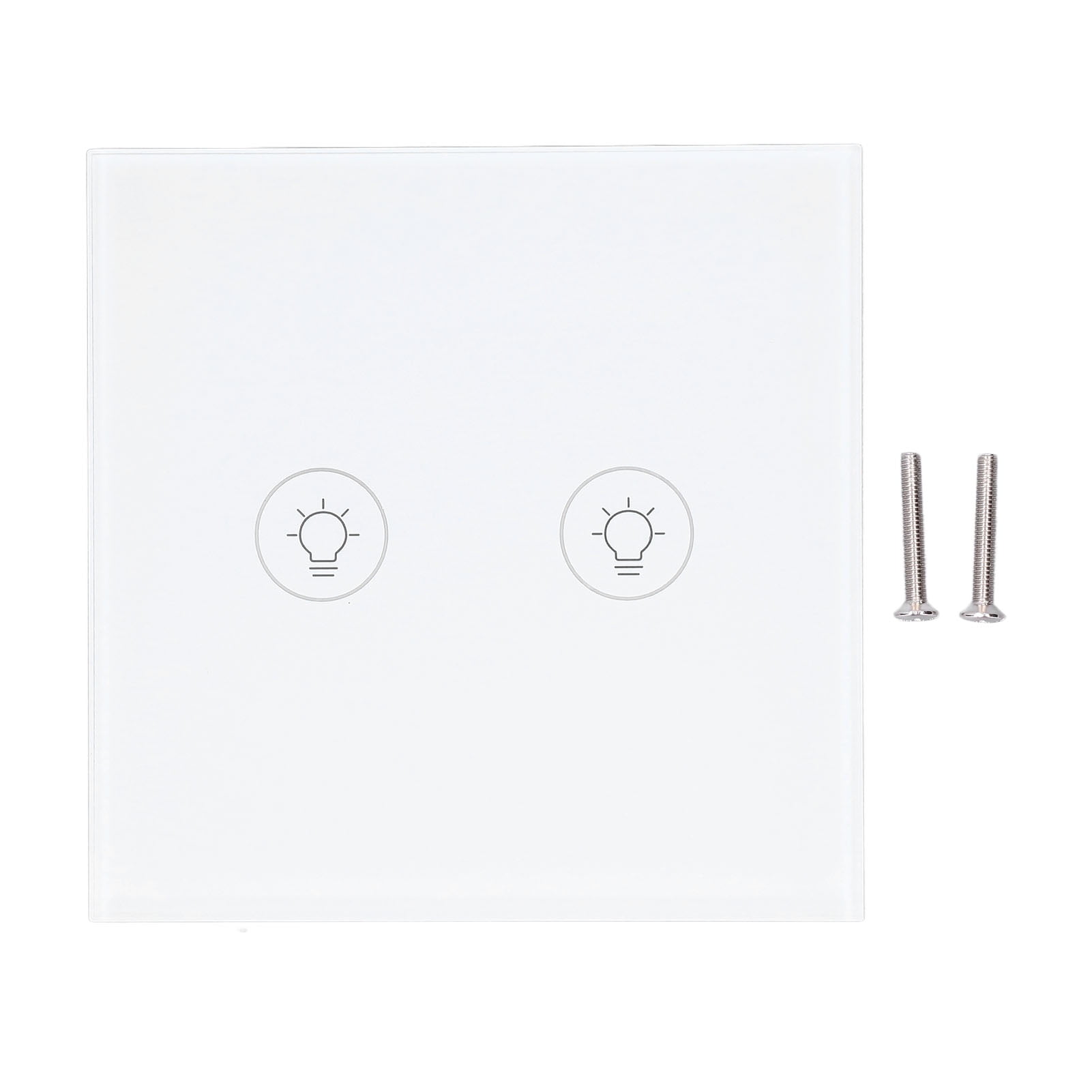 Plastic & Tempered Glass WiFi Smart Wall Touch Light Switch With Stable ...