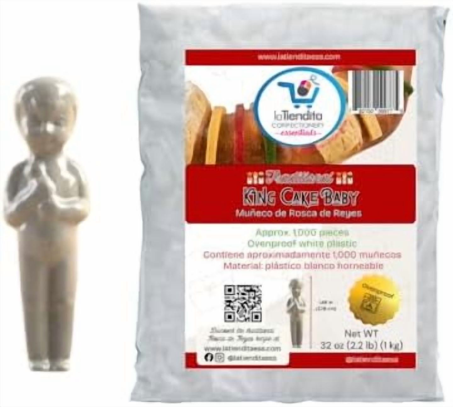 Plastic baby figure (1000 pieces aprox) oven resistant (for bread and ...