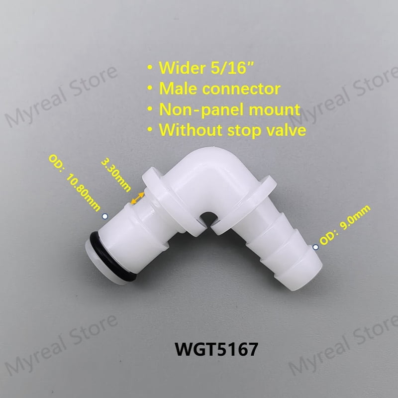 Plastic button Connector CPC Quick disconnect Insert Pull Out Pagoda ...