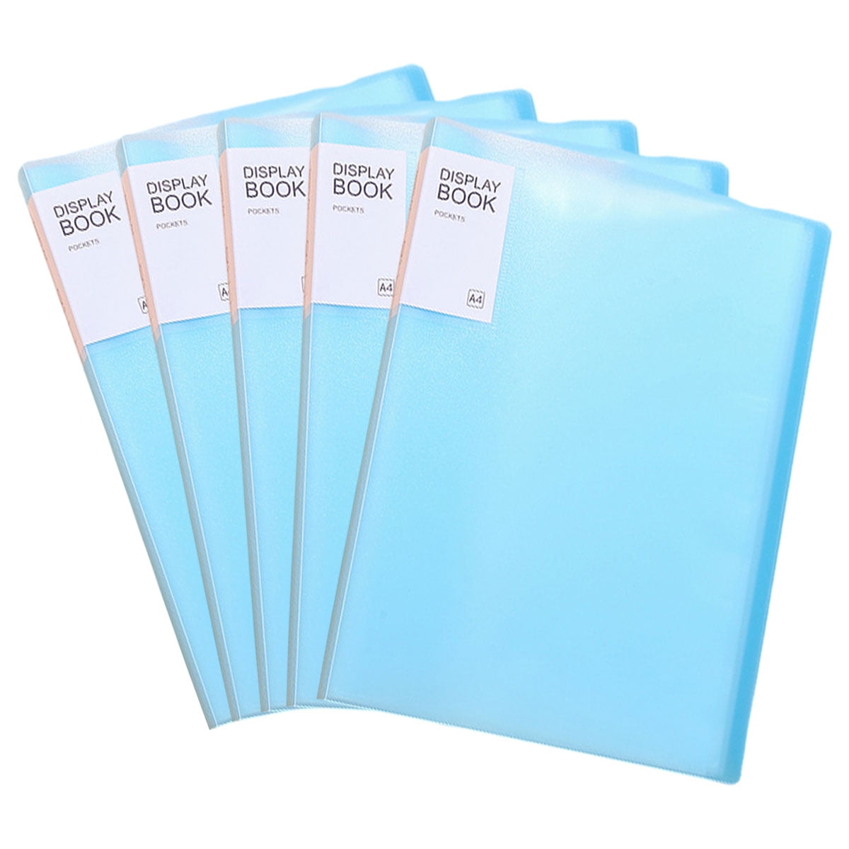 Plastic display book portfolio folder Folder Transparent sleeve ...