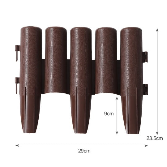 Plastic ground insertion fence pastoral fence green garden small fence ...