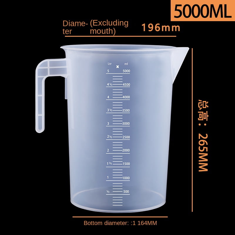 Plastic measuring cup with scale markings milliliter cup small ...