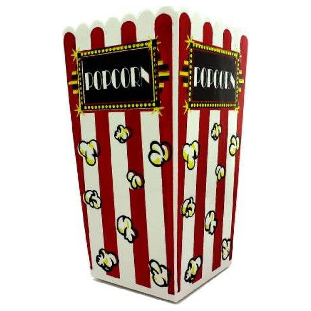 Plastic old-fashioned popcorn container - Pack of 48 - Walmart.com