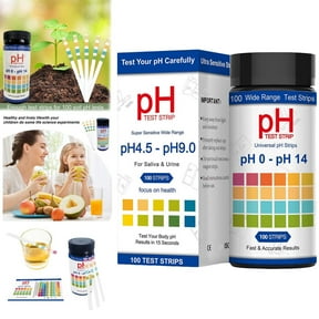 ONE STEP UP pH Urine and Saliva Test Strips, Monitor Alkaline and ...
