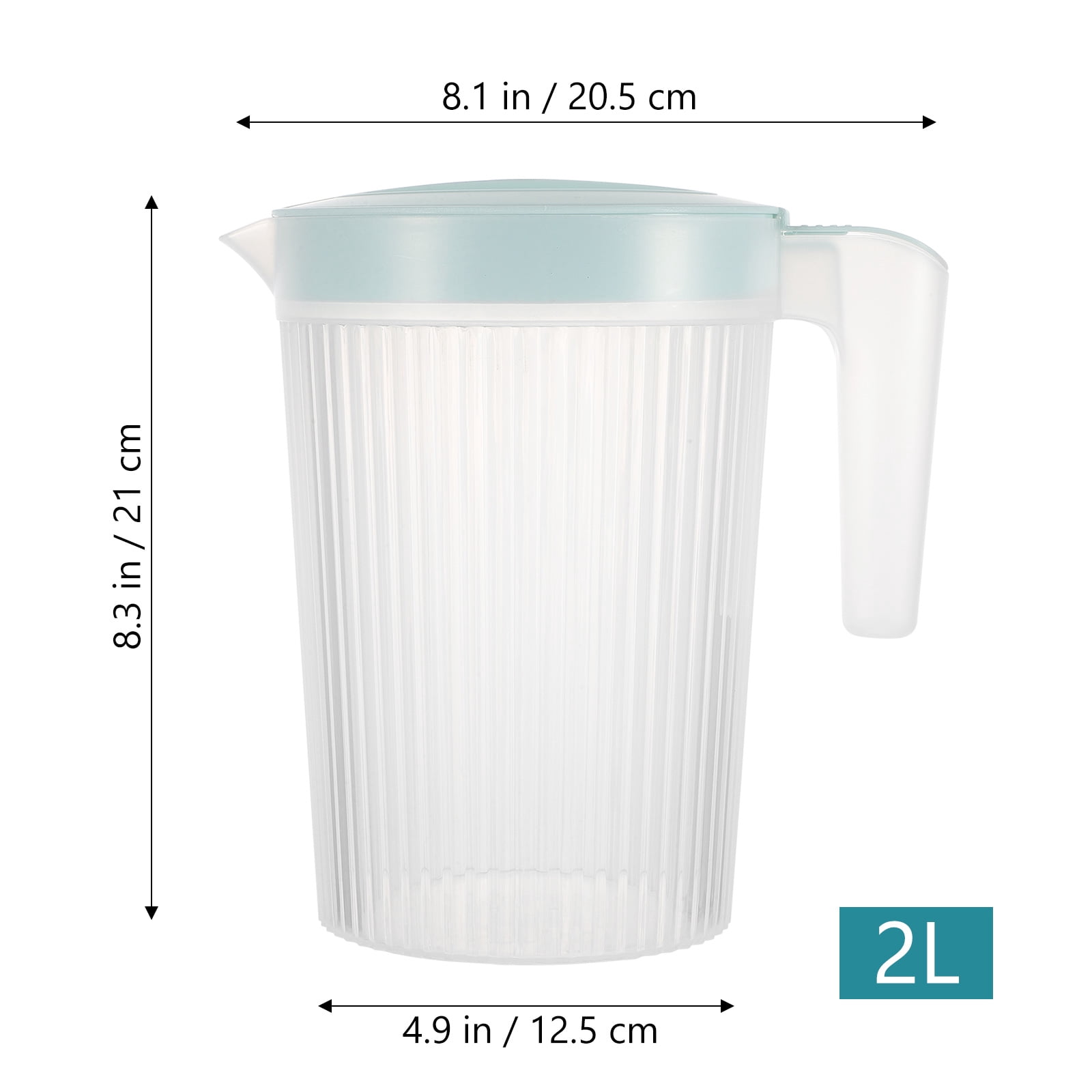 Plastic pitcher Plastic Pitcher With Lid Water Pitcher Juice Ice Tea ...