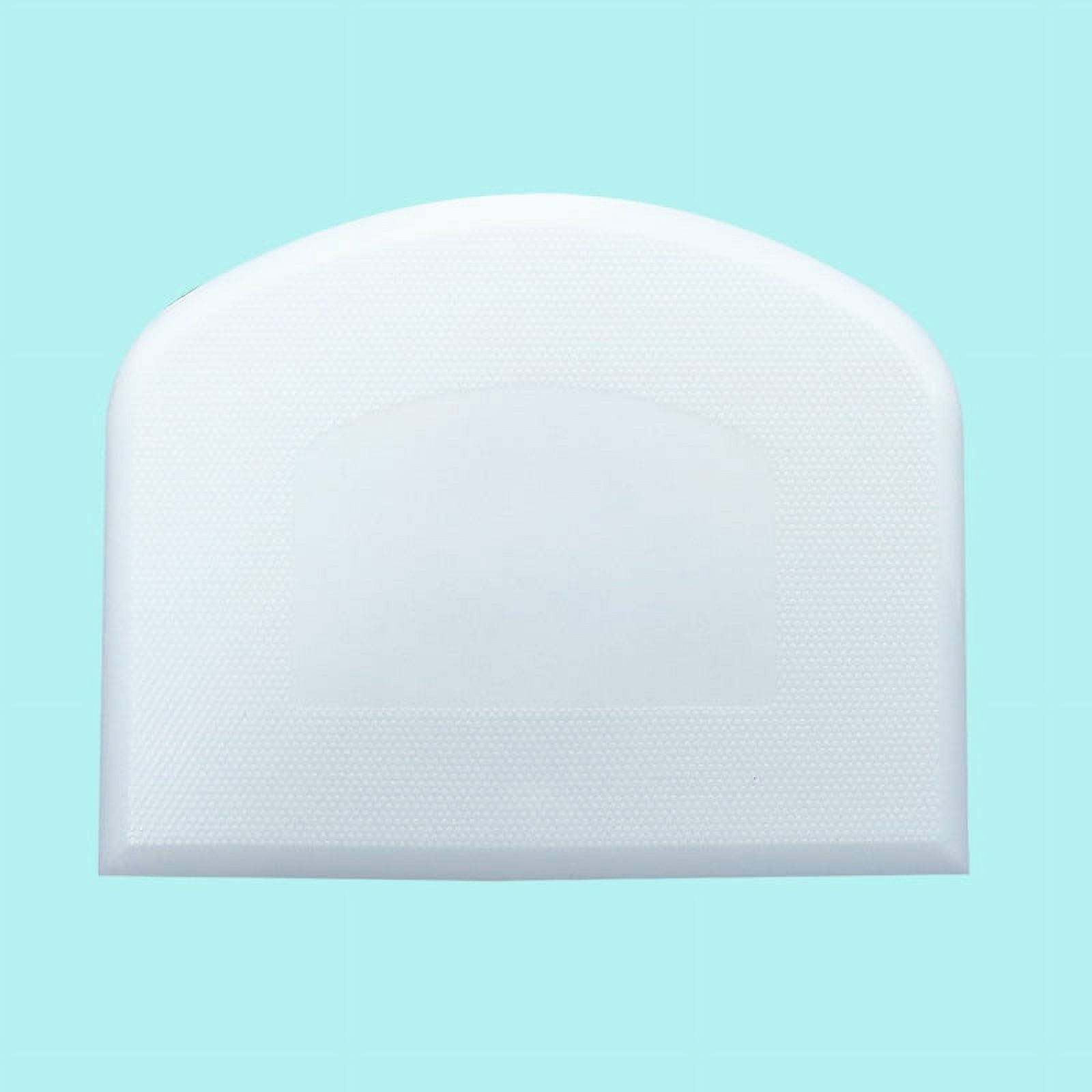 Plastic rubber cake cream scraper trapezoidal silicone scraper flour ...