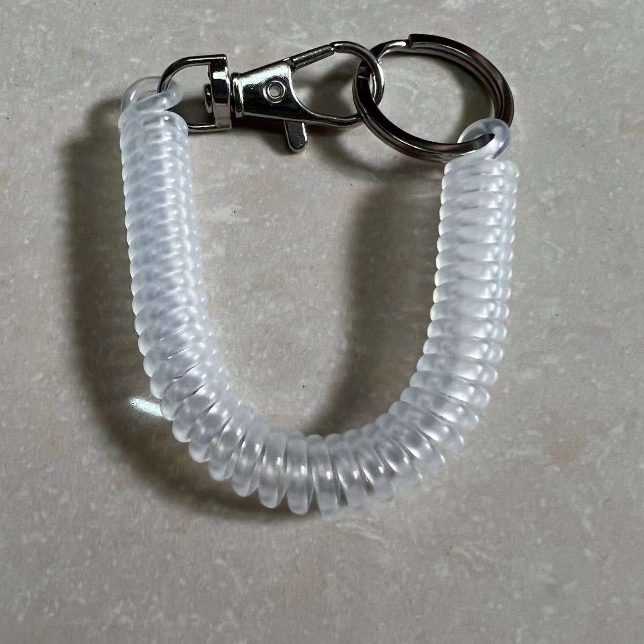 Expandable Anti-Lost Plastic Spring Key Chain - Walmart.com