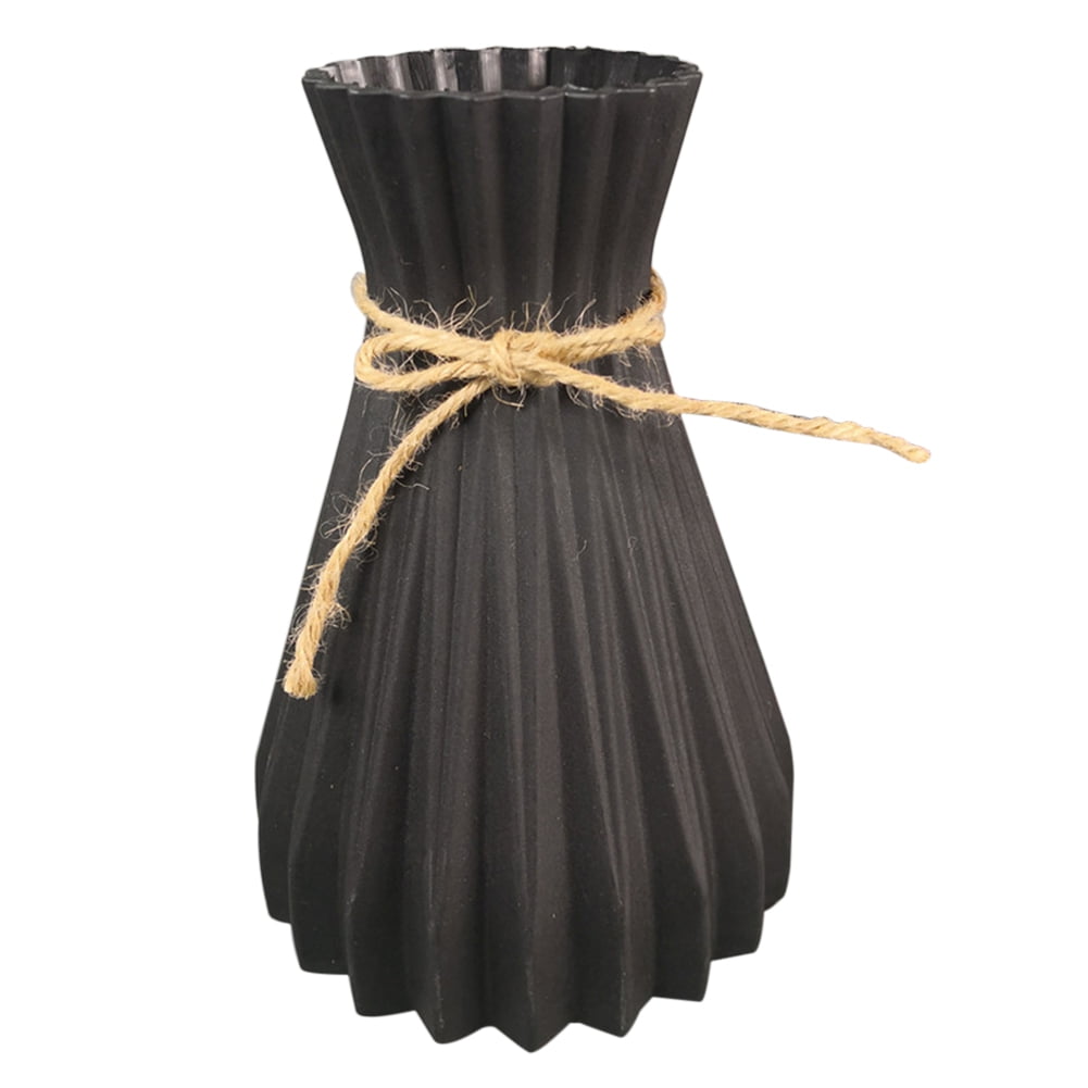 Plastic vase, Vases for Flowers Ceramic Look Unbreakable Home ...