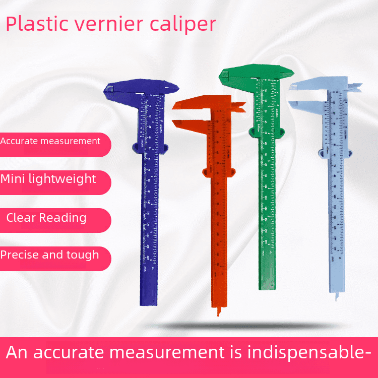 Plastic vernier caliper tattoo measuring eyebrow ruler thrush ruler ...