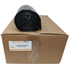 Shop Black 24x32 Trash Bags for Household and Industrial Use
