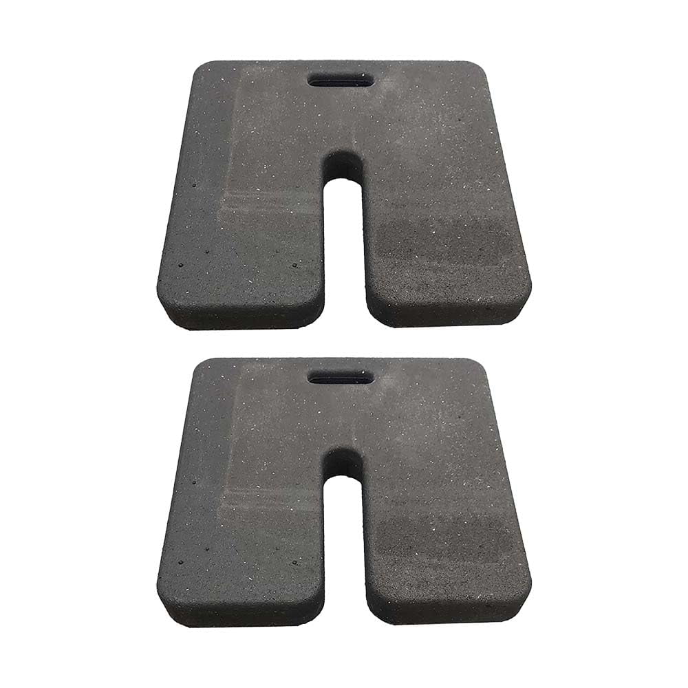 Plasticade Pipe and Drape Recycled Rubber Base Weights (20 lbs.) for ...