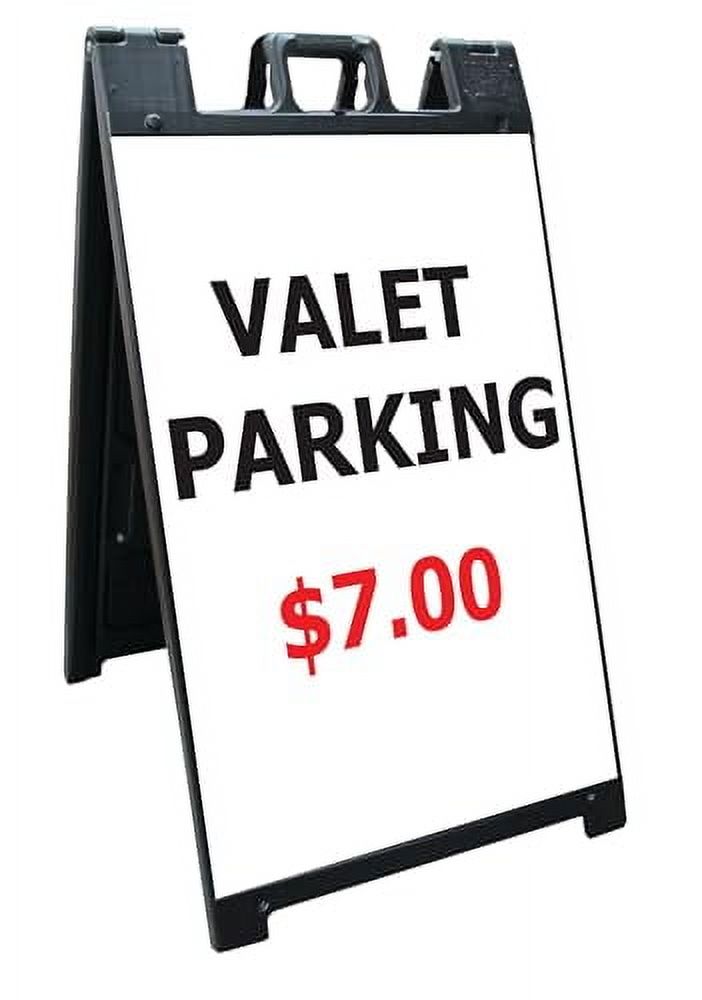 Plasticade Signicade Curb Sign/A-Frame 24x36" Color:Black - Walmart.com