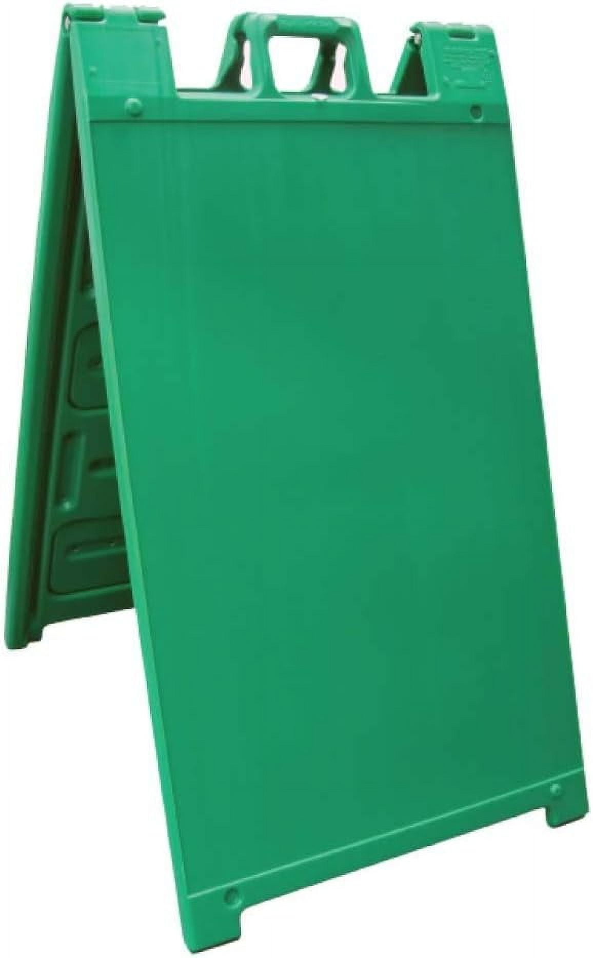 Plasticade Signicade Curb Sign/A-Frame 24x36" Color:Green - Walmart.com